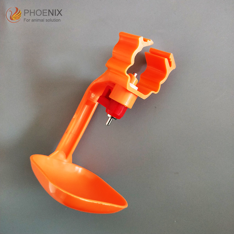 plastic Drinker Cup Nipple Drinker with Drip Cup Poultry Water Nipple ...